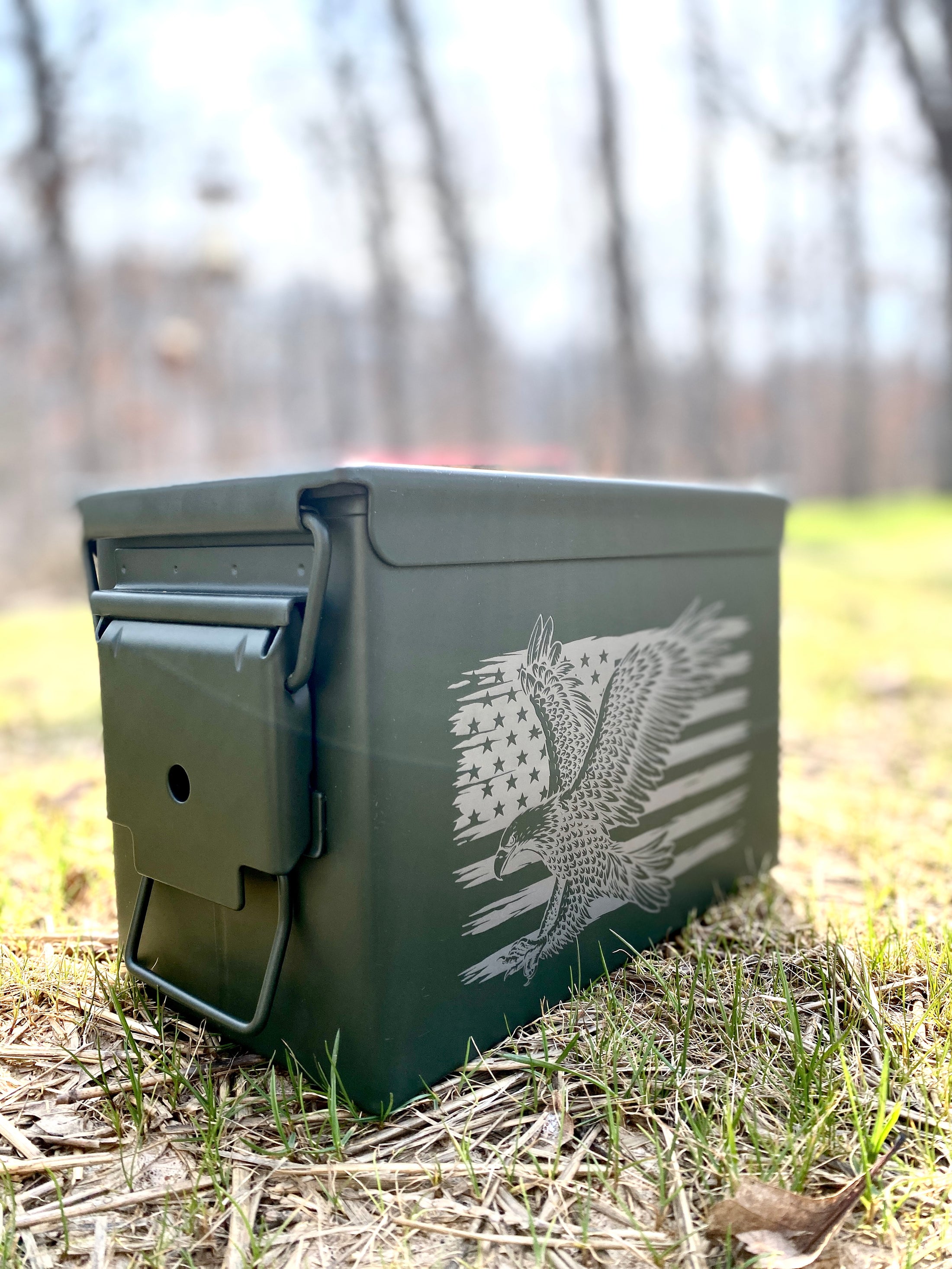 Custom Laser Engraved 50 Caliber Ammo Cans – Willow Branch Place