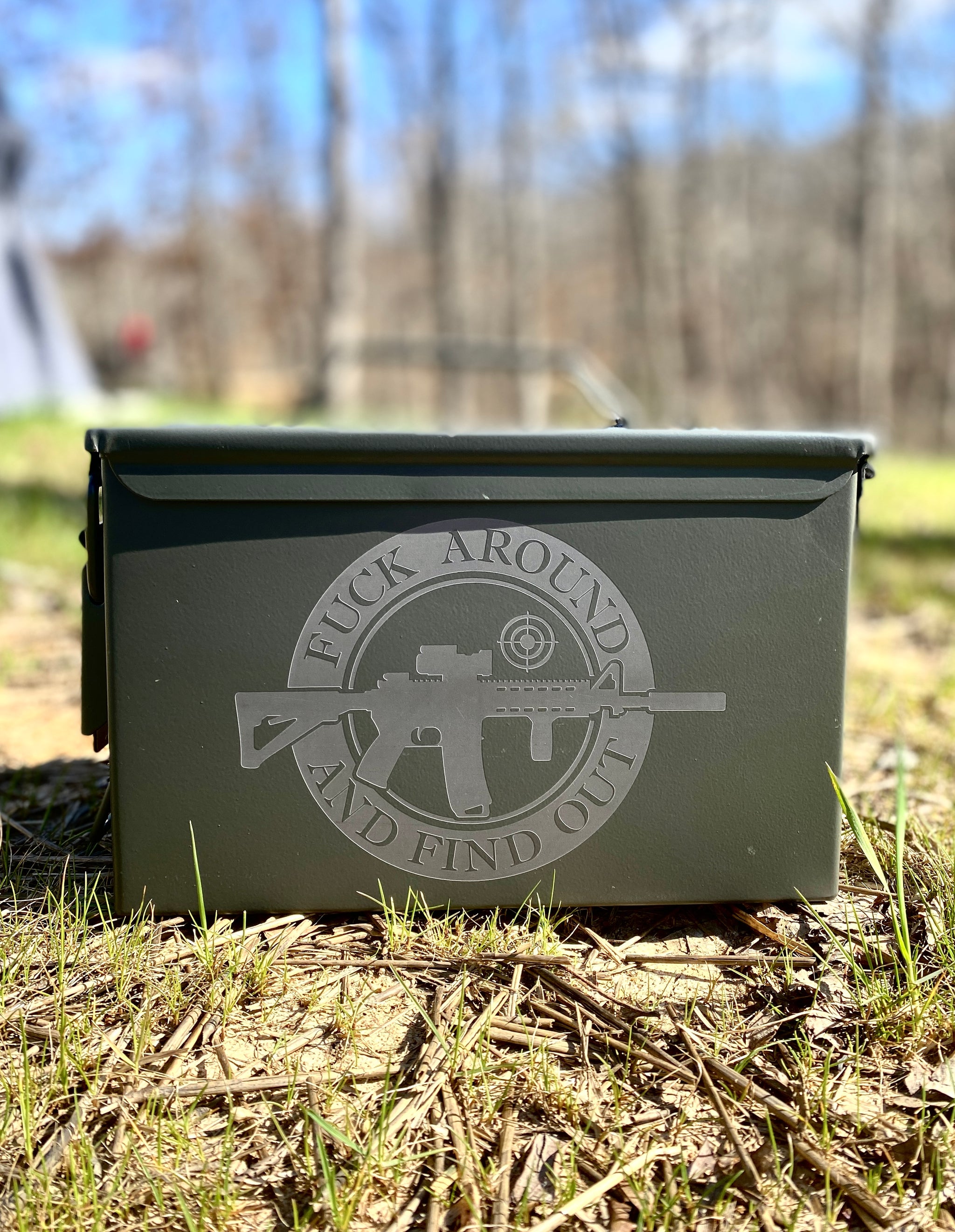 Custom Laser Engraved 50 Caliber Ammo Cans – Willow Branch Place