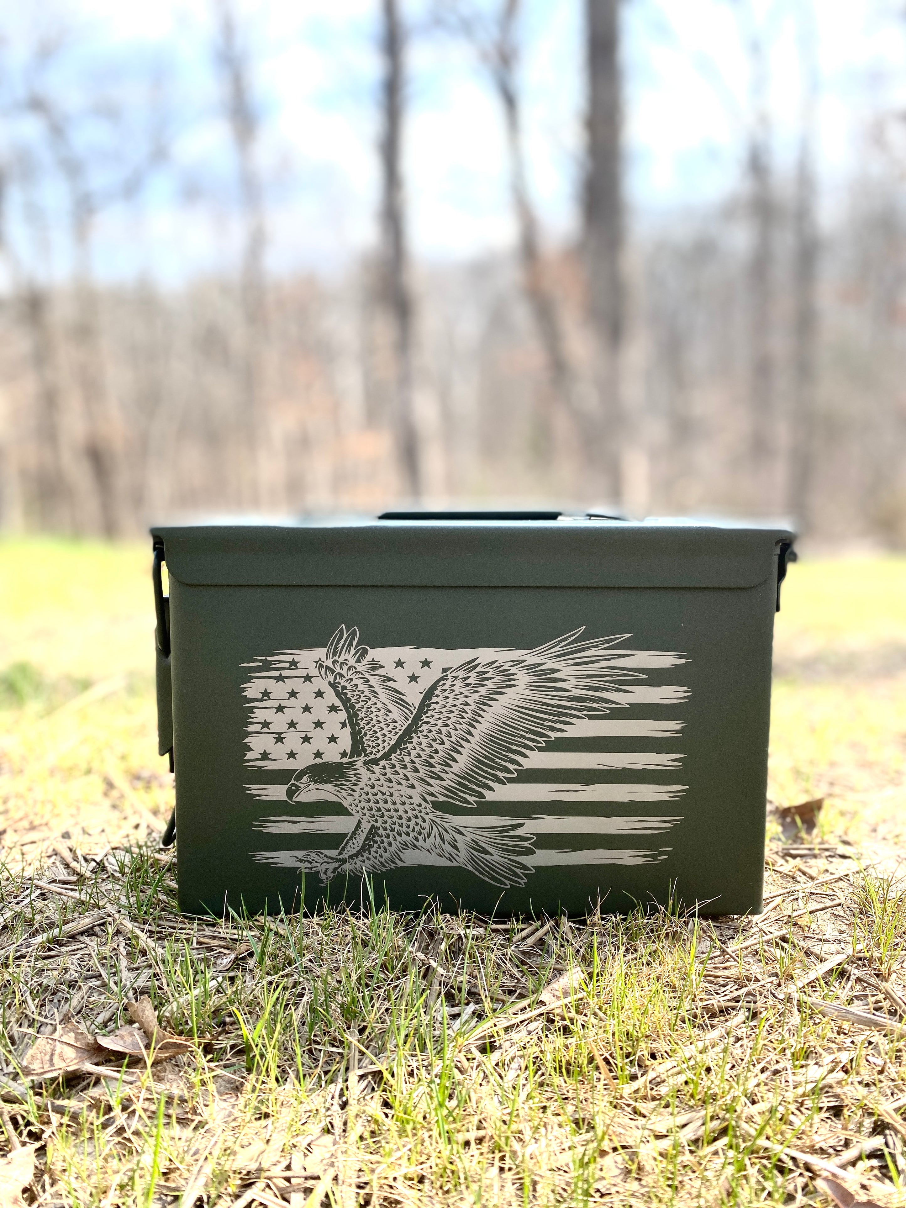 Custom Laser Engraved 50 Caliber Ammo Cans – Willow Branch Place