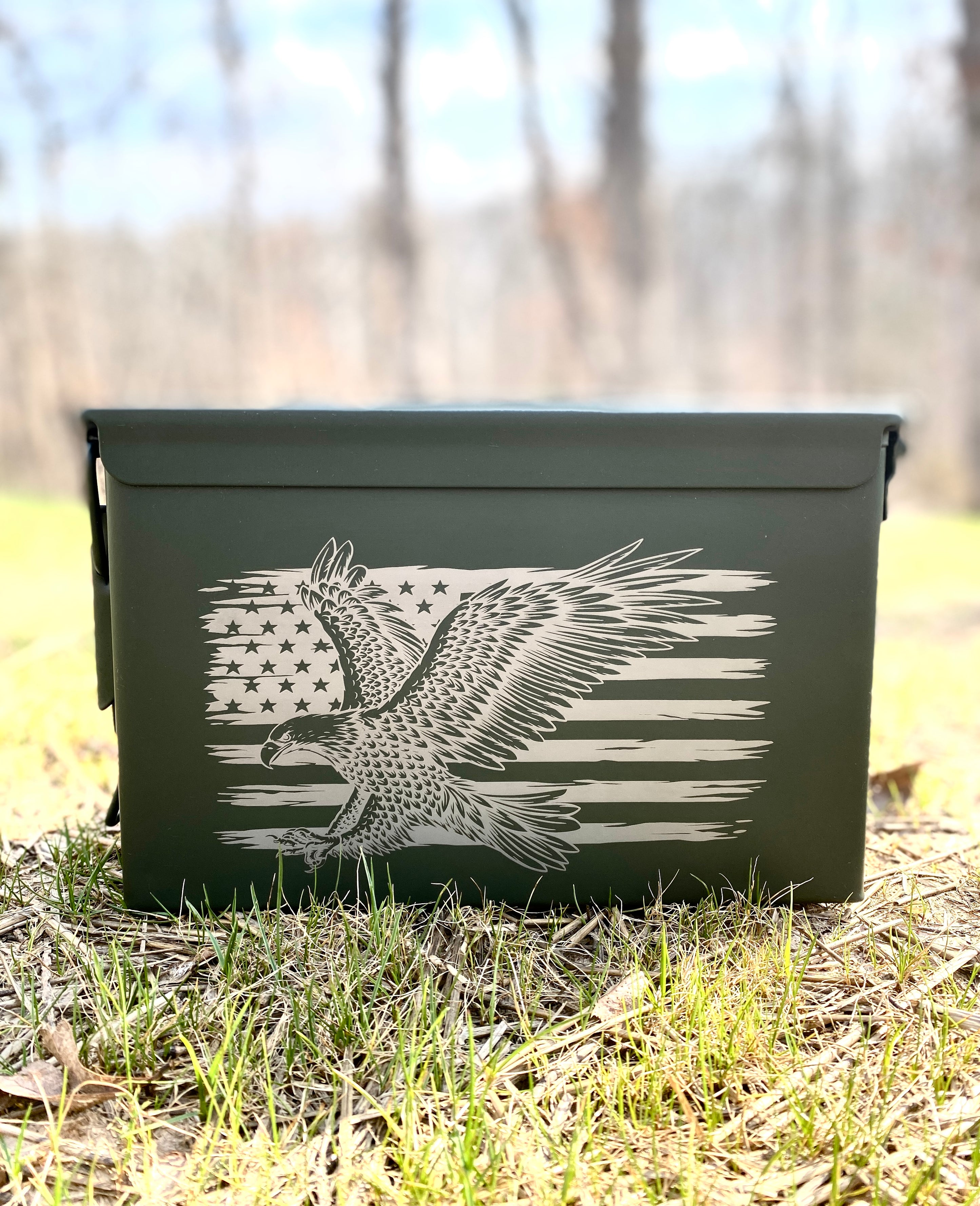 Custom Laser Engraved 50 Caliber Ammo Cans – Willow Branch Place