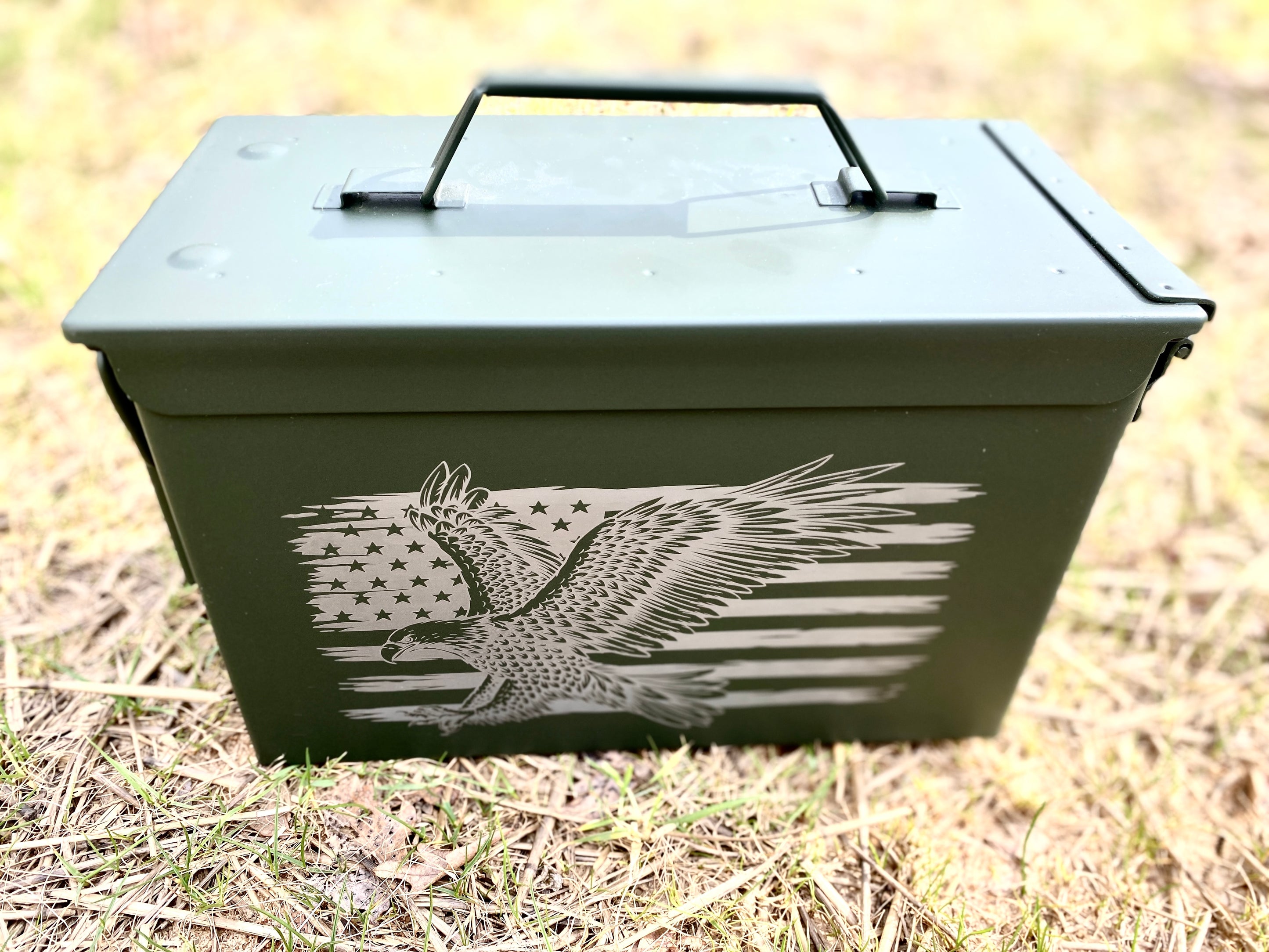 Custom Laser Engraved 50 Caliber Ammo Cans – Willow Branch Place