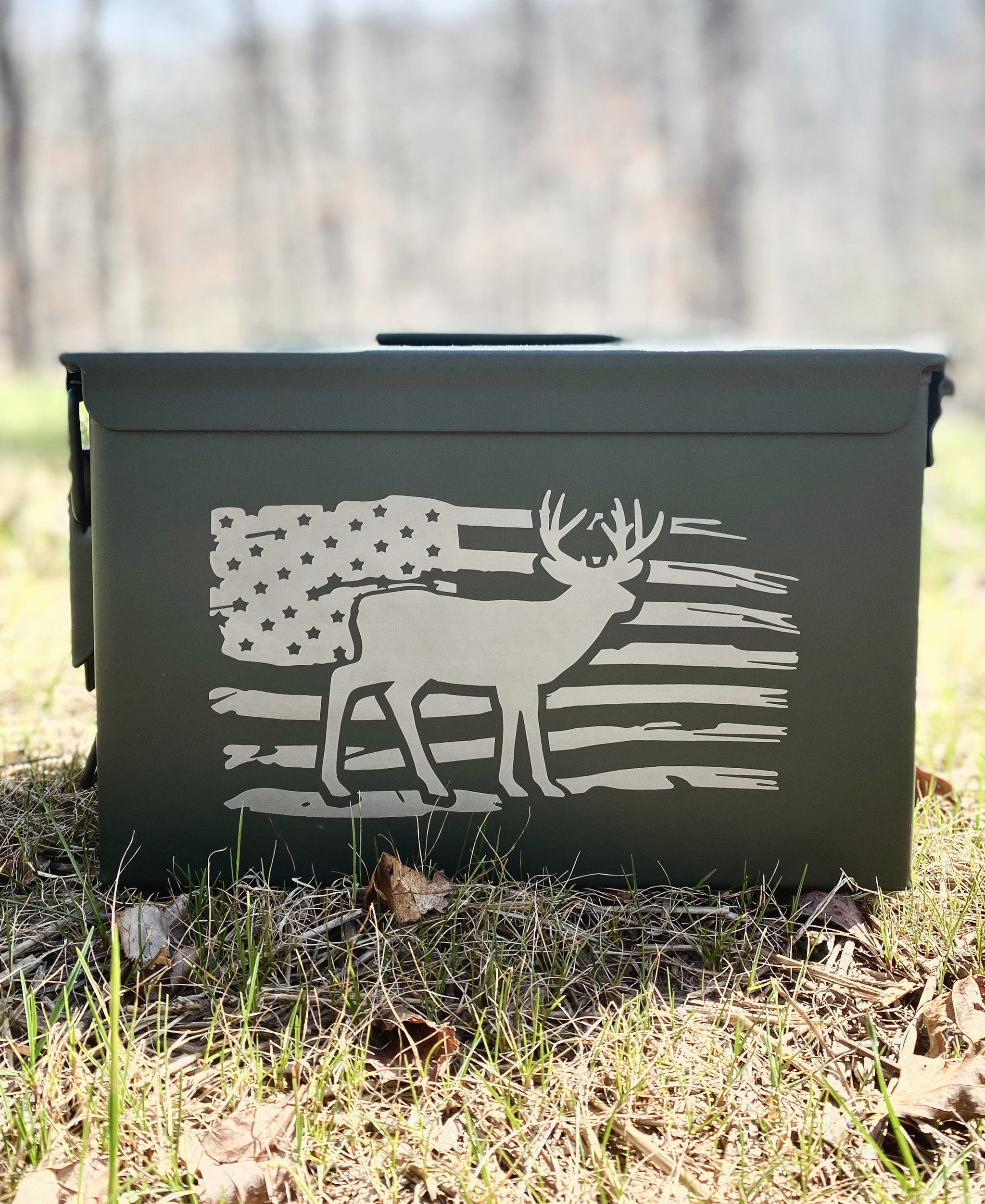 Custom Laser Engraved 50 Caliber Ammo Cans – Willow Branch Place