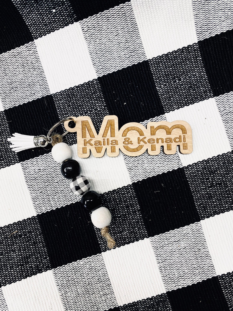 Mom Personalized Keychain with Kids Names – Willow Branch Place