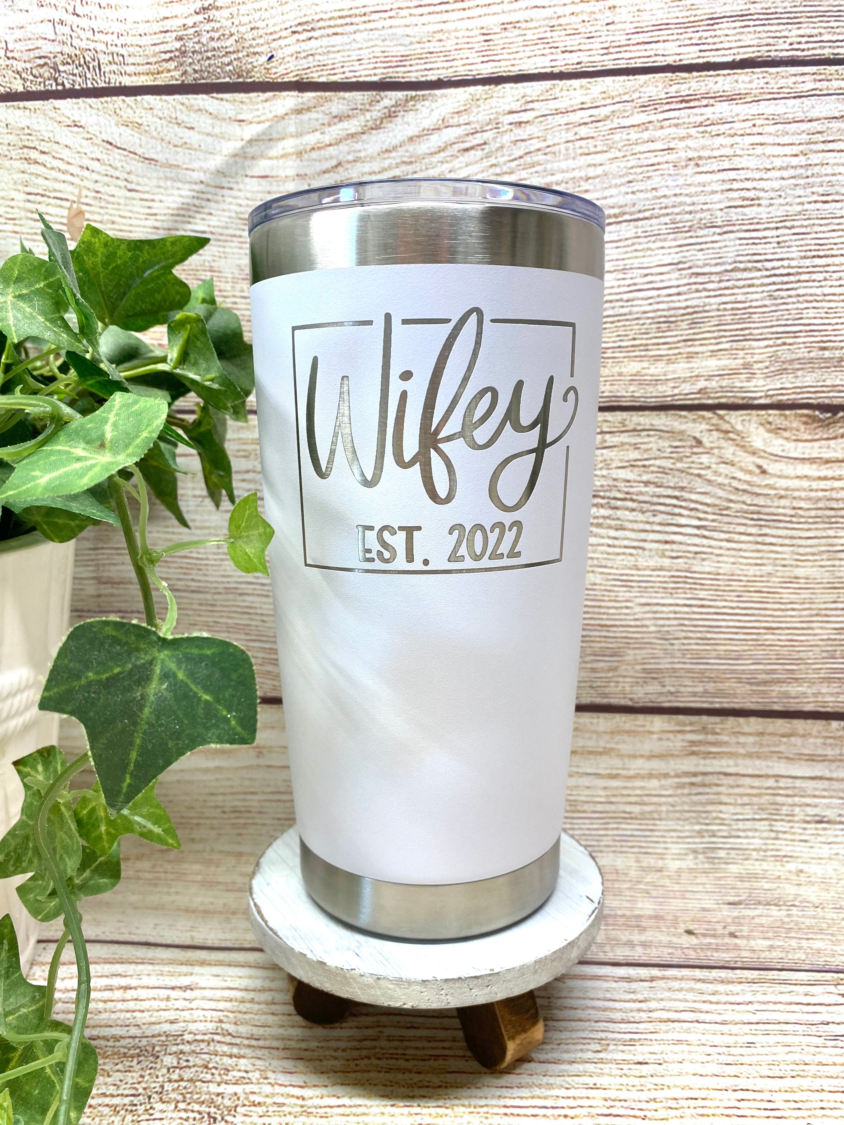 Wifey Hubby Personalized Tumbler Gift Set – Willow Branch Place