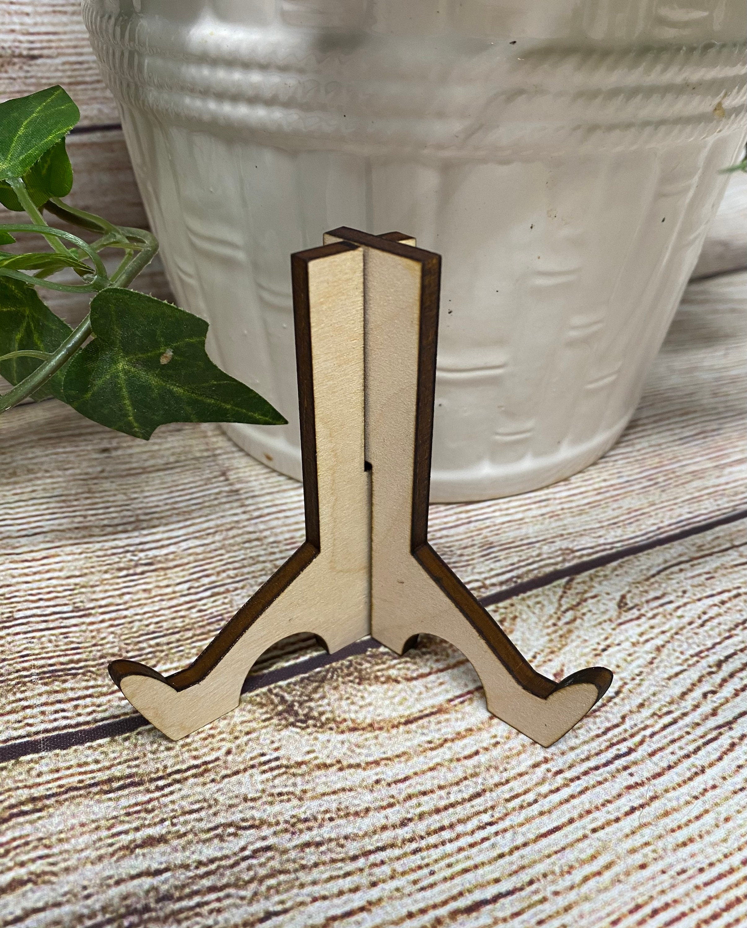 Tiered Tray Easel, Tiered Tray Sign Easel, Easels for 4" Sign, Laser C ...
